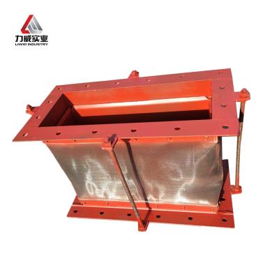 China Rectangular Non-Metal Fabric Compensator 700×500mm to 2000×1000mm for Gas Exhaust Systems for sale