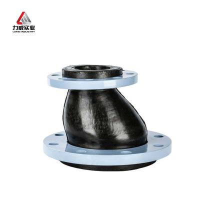 China ANSI Carbon Steel Flange Eccentric Reducing Rubber Joint 100×80 to 500×300 with EPDM Compensator for Industrial Piping for sale