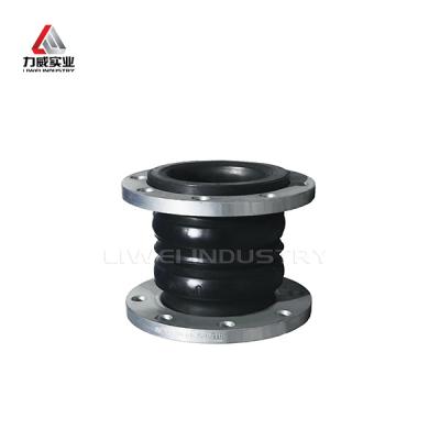China Liwei Double Sphere Flexible Rubber Joint DN15-DN4000 with 6-40 Bar Pressure Range for Pipeline Systems for sale