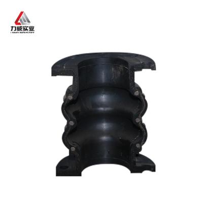 China ASME Double Ball Flexible Rubber Expansion Joint DN350 PN6 with 325mm Length and 35/60mm Axis Displacement for sale