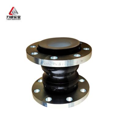 China PTFE Lined Double Sphere Rubber Expansion Joint DN50 2 Inch Flexible Pipe Coupling for sale