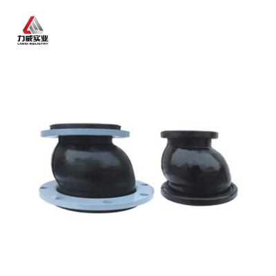 China Eccentric Reducing Rubber Joint with Carbon Steel Flange for Vibration Damping - DN100×80 to DN500×300 Sizes for sale