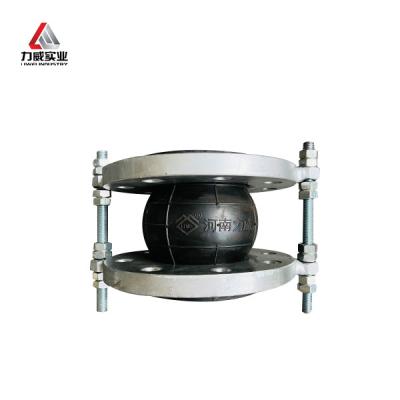 China Axial Transverse Single Sphere Flexible Rubber Joint Flange Connection Custom Bolts And Nuts for sale