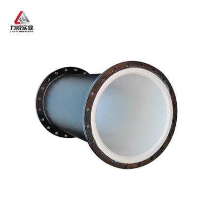 China Flange Plastic Lined Steel Pipe DN25-DN2000 for Mining Corrosion Resistant for sale