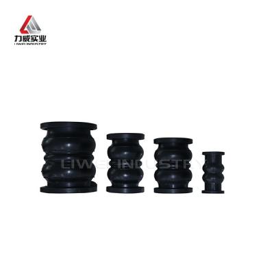 China Double Sphere Rubber Expansion Joint DN15-DN4000 with 30-85mm Displacement Range for Pipeline Vibration Control for sale