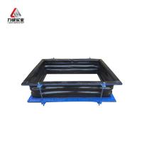 China Rectangular Non-Metallic Rubber Compensator with Flange Connection 700x500mm to 1800x1800mm Size Range for sale