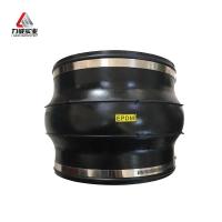 China Heavy Duty Floating Flange EPDM Rubber Expansion Joint Bellows DN32-400 with Stainless Steel Clamps for sale