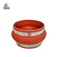 China EPDM Clamp Type Rubber Joint for Pipes DN32-400mm with ±7.5°-12° Angular Deflection for sale