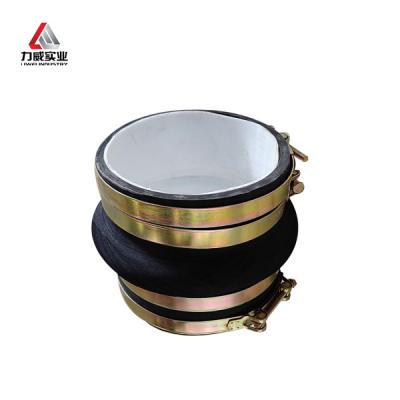 China Clamp Type Rubber Expansion Joint NBR 40 Bars -30°C to 150°C for Air Water Acid Oil Piping Systems for sale