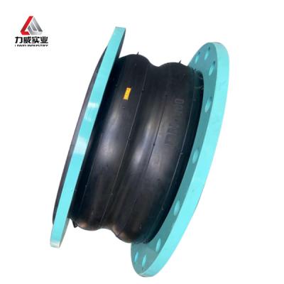 China Liwei Double Sphere Flexible Rubber Joint 6-40 Bar Pressure Range with Multi-Directional Movement for Piping Systems for sale