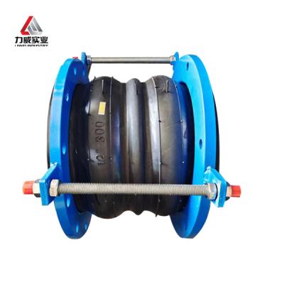 China Carbon Steel Flange Double Sphere Rubber Expansion Joint 2