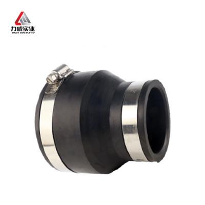 China 2-4 Inch Clamp Type Rubber Expansion Joint with Stainless Steel Clamps for -1 to +40 Bar Pipeline Systems for sale