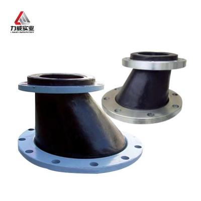 China DN15-DN4000 Eccentric Reducing Rubber Joint with Carbon Steel Flange for Pipeline Systems for sale
