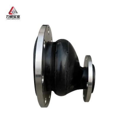 China Slanted Eccentric Reducing Rubber Joint DN100*DN80 to DN500*DN300 with 6-40 Bar Pressure Rating and EPDM Coating for sale