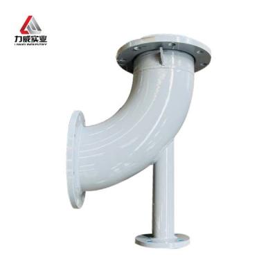 China Flexible Rubber Lined Steel Pipe with Flange Carbon Steel Coated DN25-DN2000 Customizable for sale