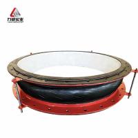 China Non-Metal Rubber Compensator for Duct Systems - 800mm to 4200mm Size Range with M22/M30 Bolt Options for sale