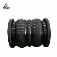 China Carbon Steel Double Sphere Flexible Rubber Joint PN6-PN40 Corrosion Resistant Flange Connection for sale