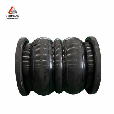 China Carbon Steel Double Sphere Flexible Rubber Joint PN6-PN40 Corrosion Resistant Flange Connection for sale