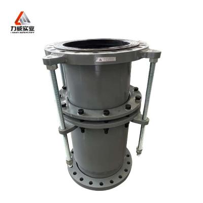 China Liwei Steel Joint Connector DN65-DN3200 with Cast Iron Epoxy Coated Flange for Industrial Piping Systems for sale