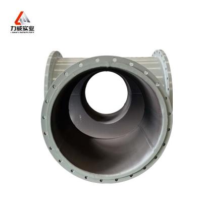 China Rubber Lined Steel Pipe Flanged Grooved Connection 300 Psi Working Pressure for sale