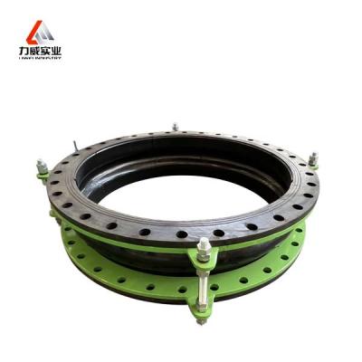China Applicable Media Alkali Single Sphere Flexible Rubber Joint Axial / Transverse / Angular Movement Capability Stainless Steel Flange for sale