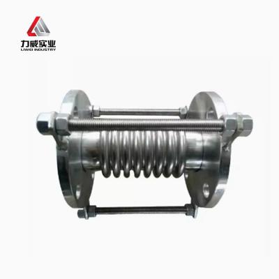 China Carbon Steel Corrugated Compensator Flange Expansion Joint Bellows Axial Type DN32-DN3000 PN10-PN40 for sale