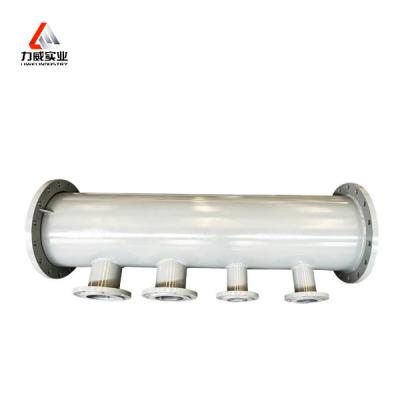 China Rubber Lined Steel Pipe 150-300 Psi Flanged End Corrosion Resistant Industrial Pipeline for sale