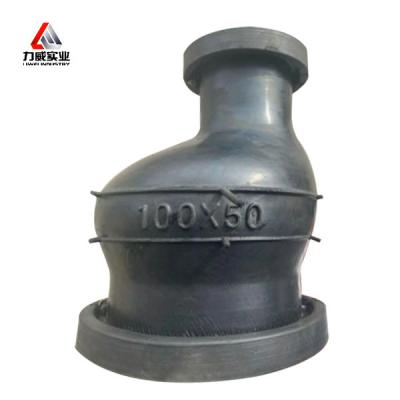 China DN100*80-DN500*300 Eccentric Reducing Rubber Joint For Temperature Range -15- 80 C Special -30- 150C for sale