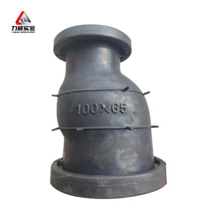China Eccentric Reducing Rubber Joint DN100-DN500 PN6-PN40 Vibration Absorption for sale