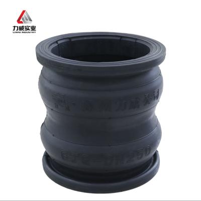 China Double Sphere Flexible Rubber Joint Carbon Steel Galvanized Flange PN16 DN50 for sale