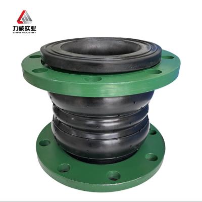 China Double Sphere Flexible Rubber Joint DN15-DN4000 PN6-PN40 Noise Reduction Vibration Absorption for sale