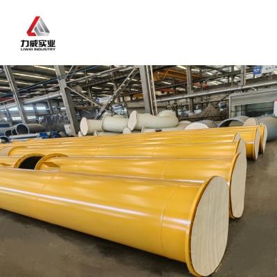 China Pe Coated Rubber Lined Pipe For High-Temperature High-Pressure Environments for sale