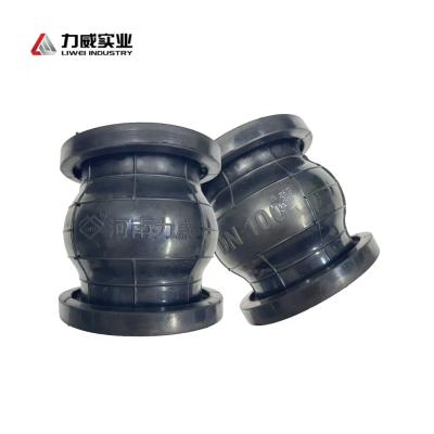 China Single Sphere Flexible Rubber Joint With Customizable Flange Color for sale