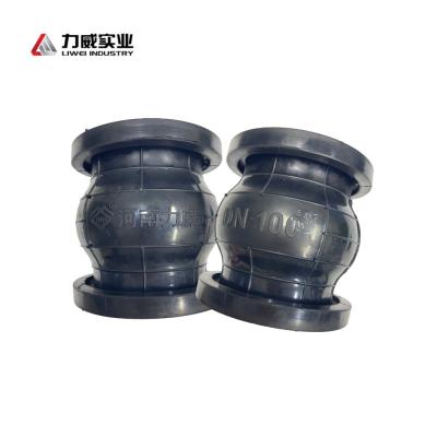 China Single Sphere Flexible Rubber Joint DN25-DN4000 High Vibration Damping Noise Reduction Flange Connection for sale
