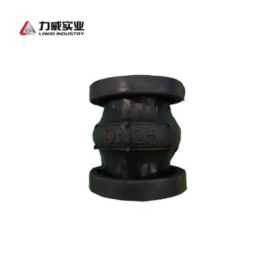 China DN25 Carbon Steel Flange Single Sphere Flexible Rubber Joint Customisable length for sale