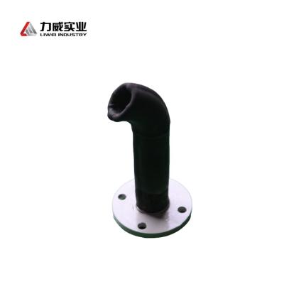 China High Abrasion Resistance Rubber Lined Steel Pipe Customizable Length Up to 300 Psi for sale