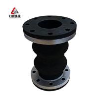 China Custom-designed High-Performance Double-Ball Flexible Rubber Joint with Flange Connection EPDM for sale