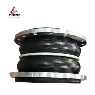 China Double Sphere Flexible Rubber Joint EPDM NBR NR FKM DN25 DN3000 6 40bar for sale