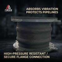 China Hand-wound Double Sphere Flexible Rubber Joint Suitable For Air Application Medium Durable for sale