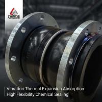 China Double Sphere Flexible Rubber Joint DN32-DN1200 -40°C to 120°C Hand Winding Flanged for sale