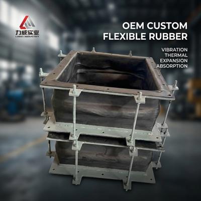 China Non Metal Rubber Compensator PN6-PN40 Corrosion Resistant Flexible Flanged Joint for sale