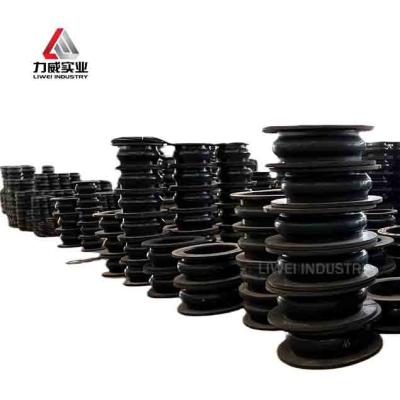 China Single Sphere Flexible Rubber Joint Flanged Ends DN25 to DN3400 for Pipeline Vibration Damping for sale