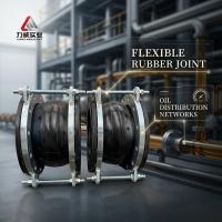 China Customized Single Sphere Flexible Rubber Joint PN6-PN40 Flanged Connection for Pipeline Vibration Absorption for sale