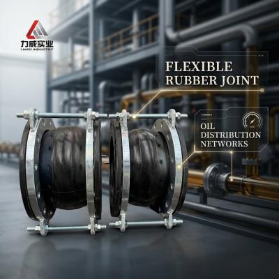 China Customized Single Sphere Flexible Rubber Joint PN6-PN40 Flanged Connection for Pipeline Vibration Absorption for sale