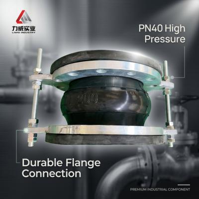 China DN25 Single Sphere Flexible Rubber Joint PN6-PN40 Vibration Damping Expansion Joint for sale