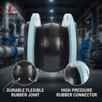 China Single Sphere Flexible Rubber Joint High Vibration Damping PN6-PN40 DN25-DN4000 for sale
