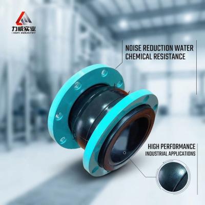 China Horizontal Installation Type Single Sphere Flexible Rubber Joint With Flange Connection for sale
