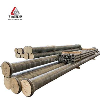 China Rubber Lined Steel Pipe 2-16mm Wall Thickness Anti-Corrosion Flanged Welded Threaded Connection for sale