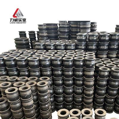 China Single Sphere Flexible Rubber Joint DN25-DN4000 Flanged 1.5x Working Pressure Test for sale