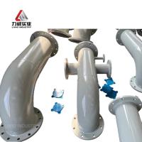 China Rubber Lined Pipe DN15-DN1200 Welding or Flange Connection Anti-Corrosion Carbon Steel for sale